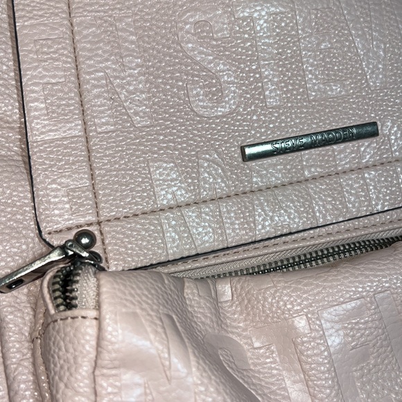 Steve Madden | Bags | Steve Madden Btampa Pebble Pale Pink Backpack ...